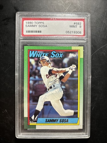 1990 TOPPS #692 SAMMY SOSA RC WHITE SOX PSA 9 | eBay