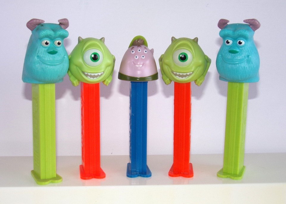PEZ Disney Monster Inc University Squishy Squibbles Mike Wazowski ...