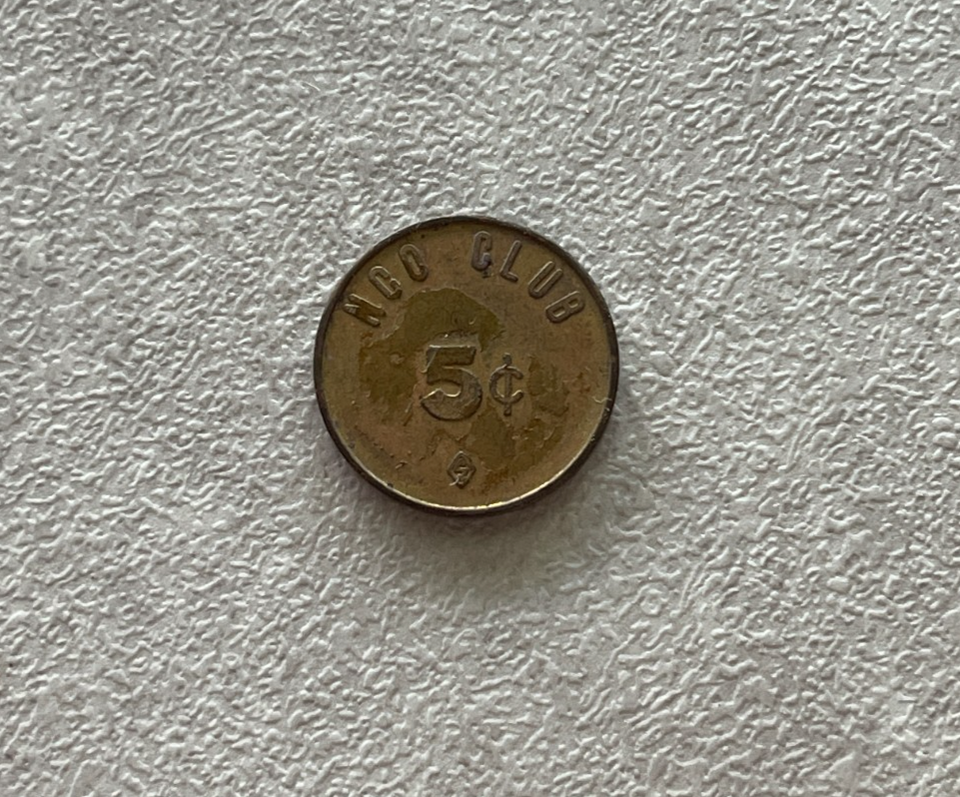 Americal NCO Club 5 Cents Military Trade Token L2 | eBay