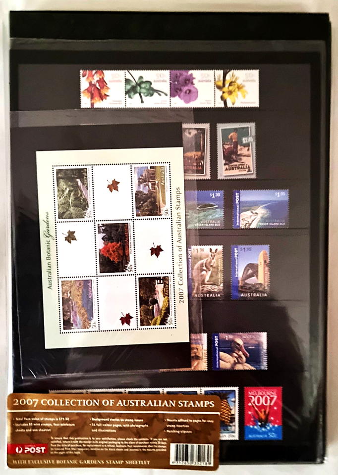 2007 Collection of Australian Mint Stamps - Aust Post Annual Year Album ...