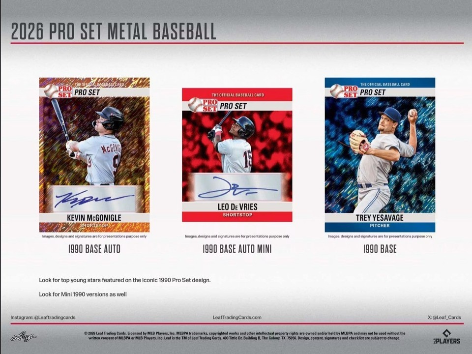 Jose Cruz Jr 2026 Leaf Pro Set Metal Baseball Jumbo Case 8Box Break #2 ...