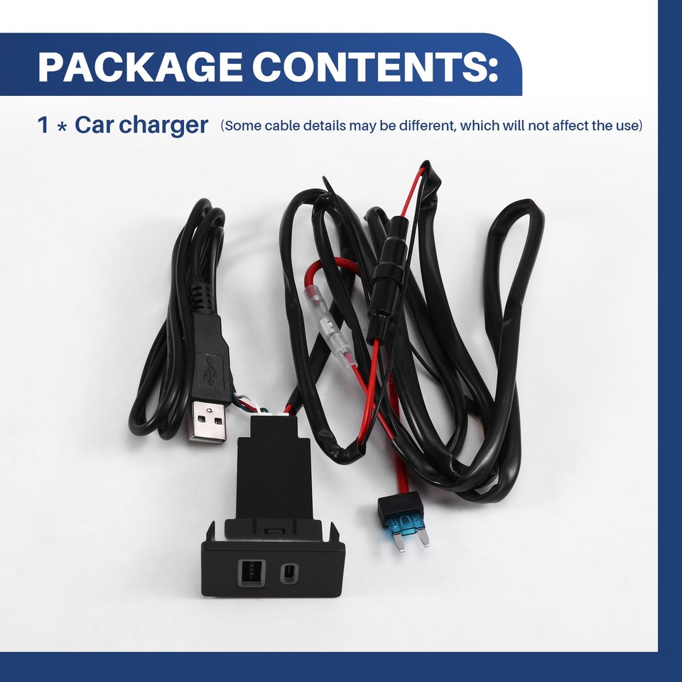 Car TYPE-C Fast Charging Socket Audio Radio U-Disk Flash Socket ...