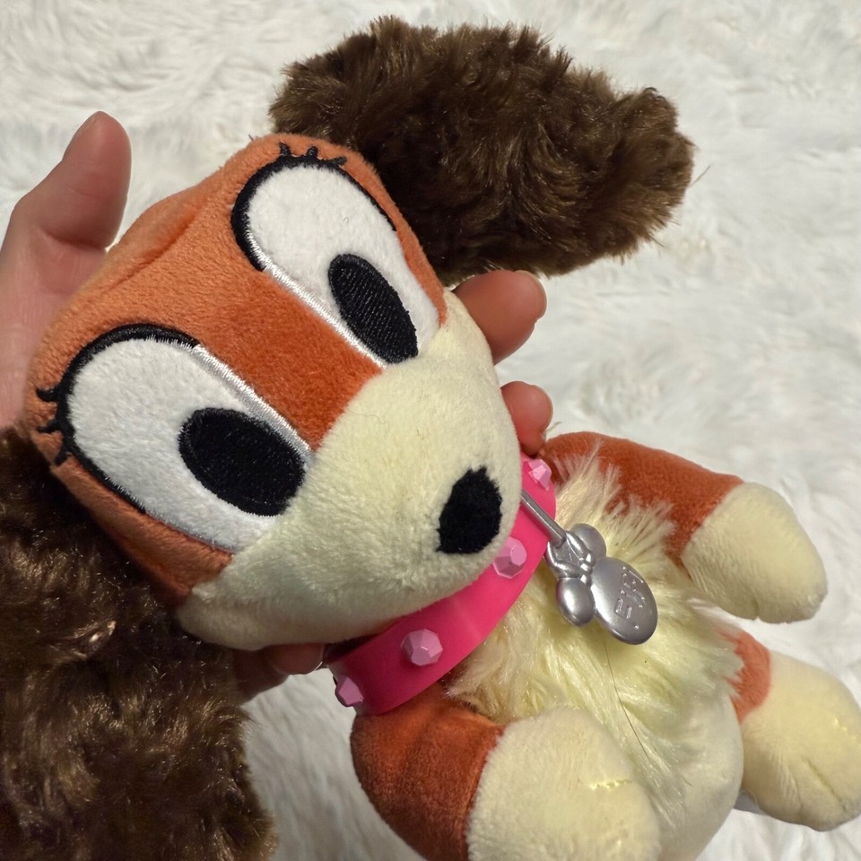 Disney Store Fifi The Peke Plush Minnie Mouse Dog Pet Collar Tag 6 ...