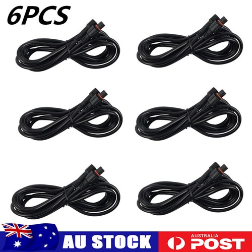 6x 8.2 FT Extension Cord Cable Wire 4 Pin Connector 12V For LED RGB ...