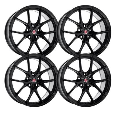 18 inch 18x8 Axe EX34 GLOSS BLACK wheels rims 5x4.13 5x105 +40 | eBay