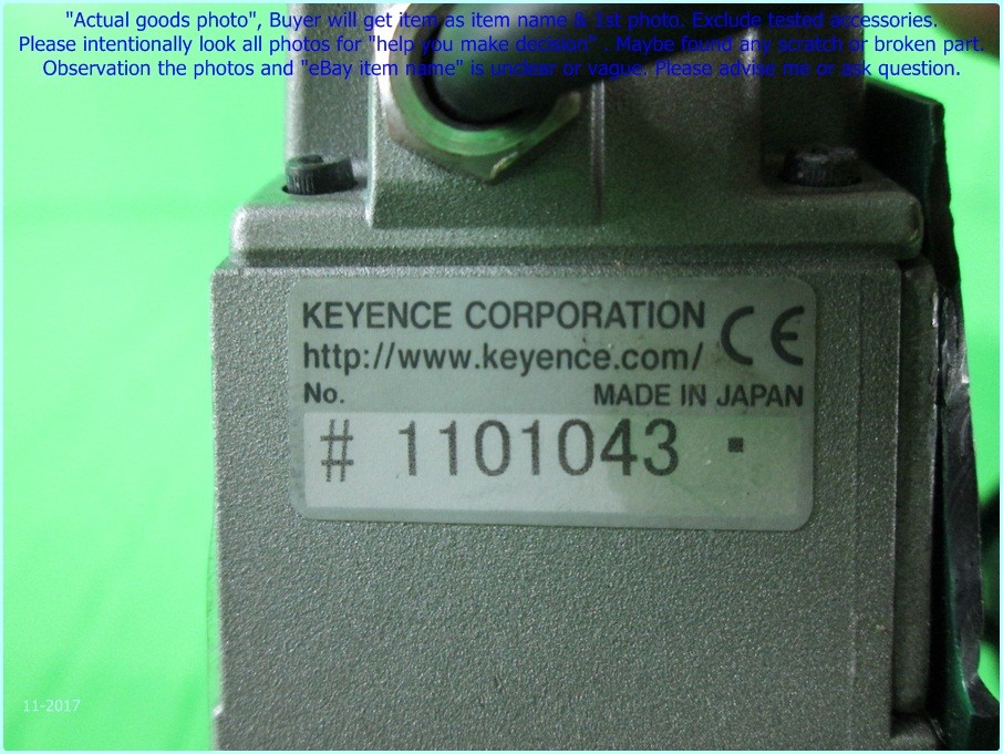 KEYENCE LS-7030R LS-7030T Sensor Head Digital Micrometer as photo,sn ...
