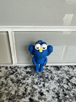 KEY CHAIN KAWS ELMO BLUE FIGURE 2 1/2 INCHES | eBay
