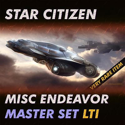 Star Citizen - Endeavor Master Set - LTI Lifetime Insurance - Original ...