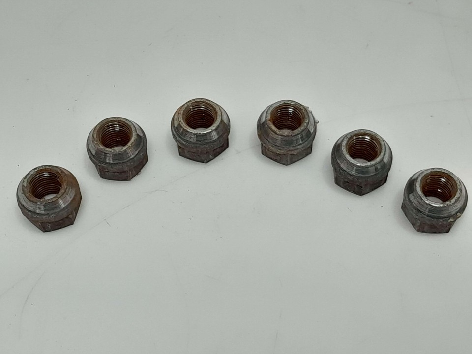 6 OEM FACTORY Lug Nuts Sierra Silverado 14x1.5 Tahoe Escalade OEM ...