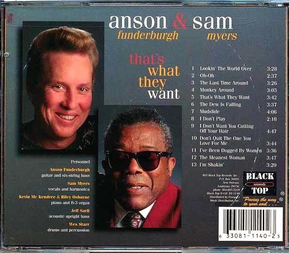 Sam Myers, Anson Funderburgh - That's What They Want CD 633081114023 | eBay