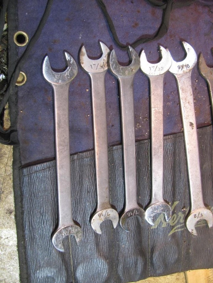 Vintage Herbrand 8 pc Thin Tappet Wrench Set | eBay