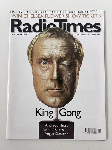 Radio Times Magazine – King Gong Angus Deayton BAFTA Host Cover – May ...