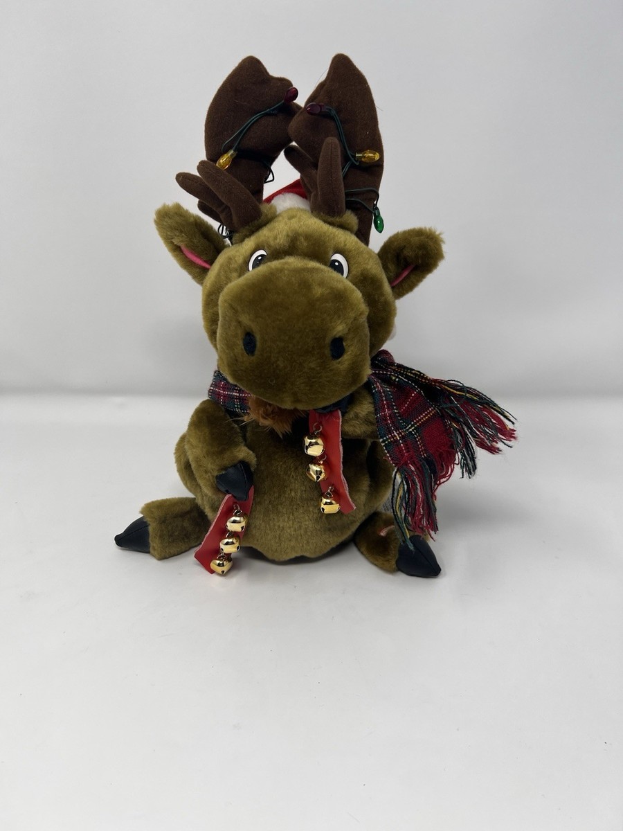 Animated Christmas Moose