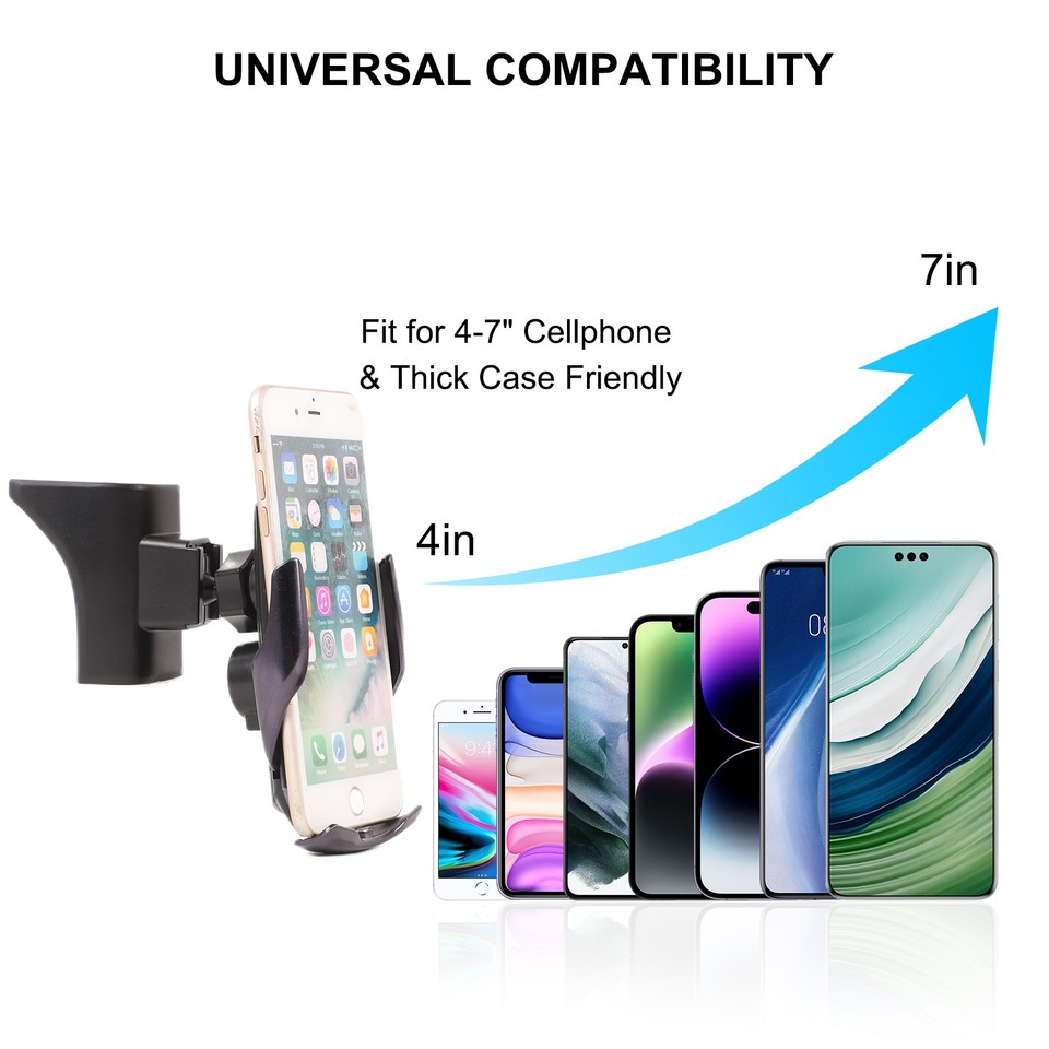 RHD Car Glove Box Side Wireless Charging Phone Holder For Benz Smart ...