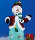 LED Color Changing Snowman Decorative Christmas Holiday Decor | eBay