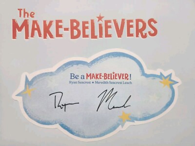 Meredith Seacrest Leach & Ryan Seacrest SIGNED Book The Make-Believers ...