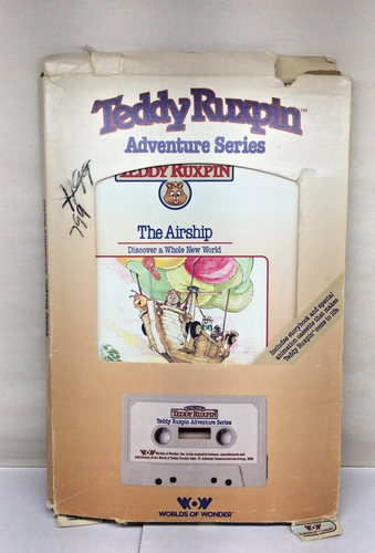Teddy Ruxpin Adventure Series The Airship Book and Cassette Tape ...
