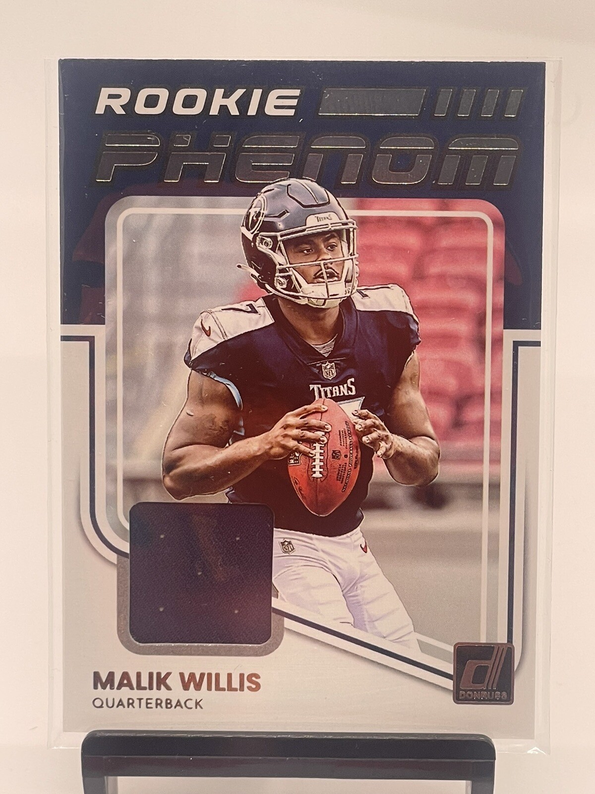 2022 Panini Donruss Malik Willis RC #RPJ-3 Rookie Phenom Patch Jersey ...