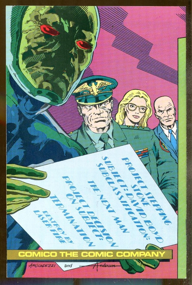 Next Man No. 1-1985-Comico Roger McKenzie & Vince Argondezzi | eBay