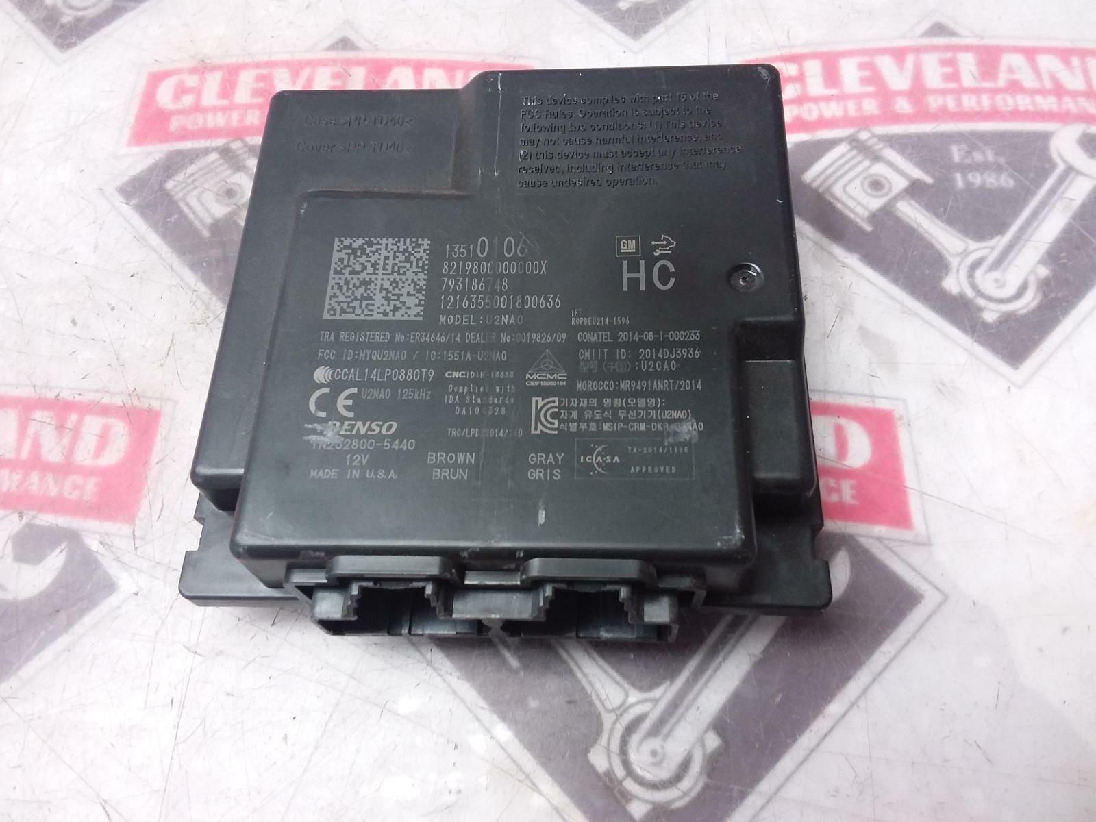 2017 17 Chevrolet Camaro OEM GM Keyless Entry Theft-Locking Module ...