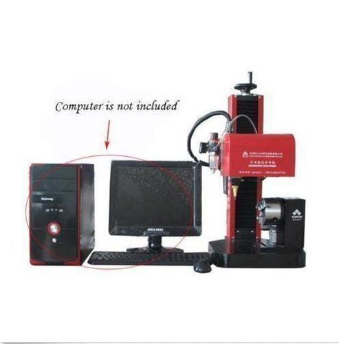 NEW Benchtop Rotary Dot Peen Marking Machine for Round & Flat Surface ...