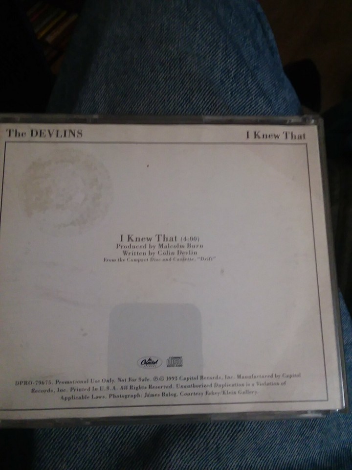 THE DEVLINS CD SINGLE I KNEW THAT | eBay