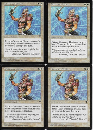 MTG: GOSSAMER CHAINS Visions COMMON; played, Excellent condition x4 | eBay