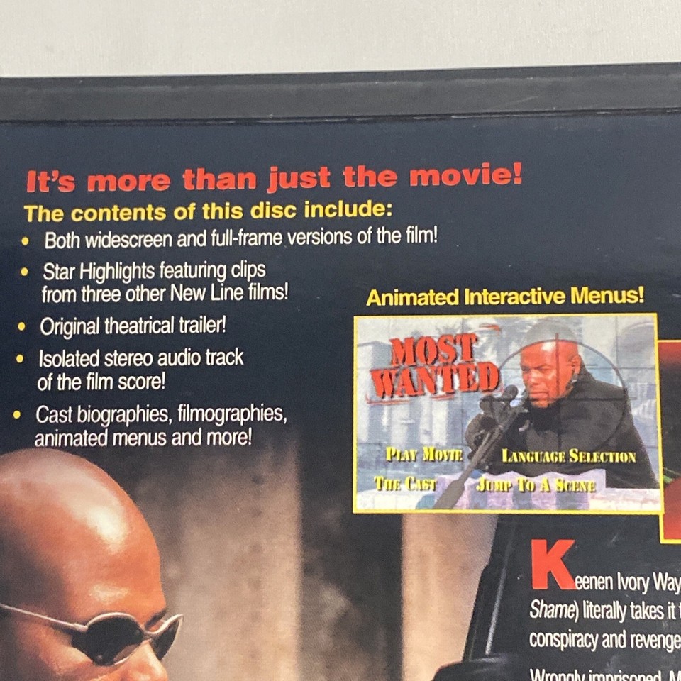 Most Wanted (DVD, 1998) Keenen Ivory Wayans, Jon Voight 794043463525 | eBay