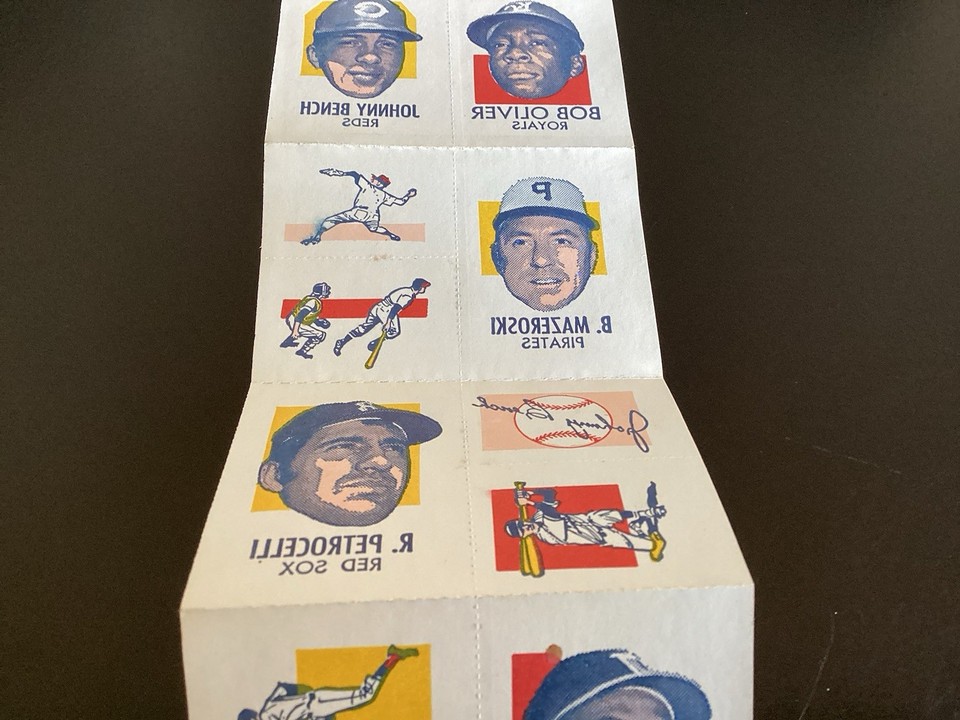 1971 Topps Tattoo Full Panel #11 Bench Robinson EX+ RARE Clearance | eBay