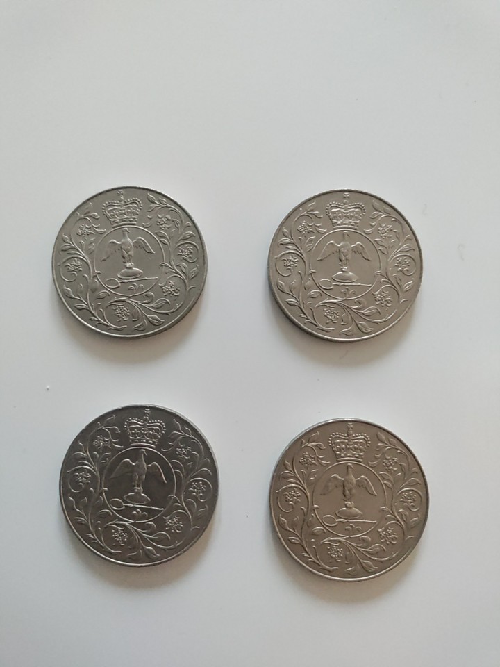 1977 Queens Silver Jubilee Crown Coin | eBay UK