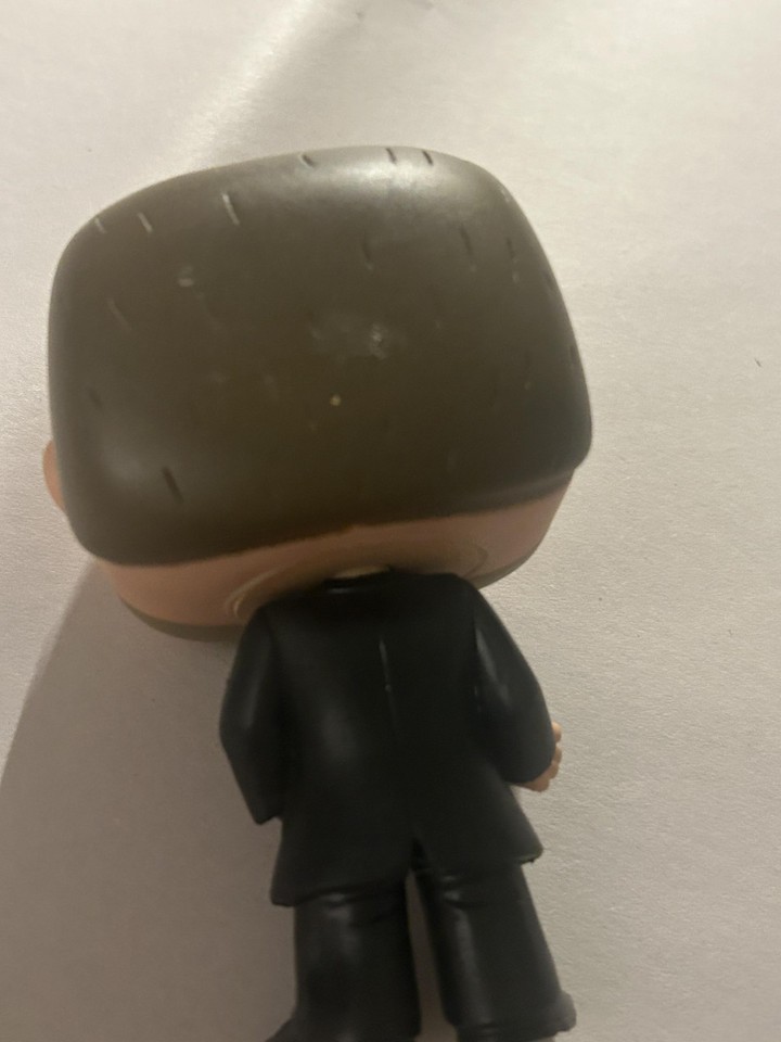 Funko Pop Vinyl Supernatural Crowley Red Eyes Black Suit Holding Glass ...