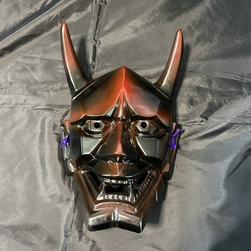 Japanese Ceramic Noh Mask Hannya Demon Kabuki Oni Vintage Devil | eBay