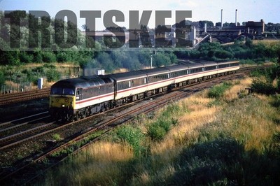 35mm Slide BR British Railways Diesel Loco Class 47 47523 Clay Cross ...