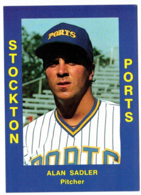 Adam Sadler 1988 Cal League Stockton Ports # 181 (Milwaukee Brewers) ex ...