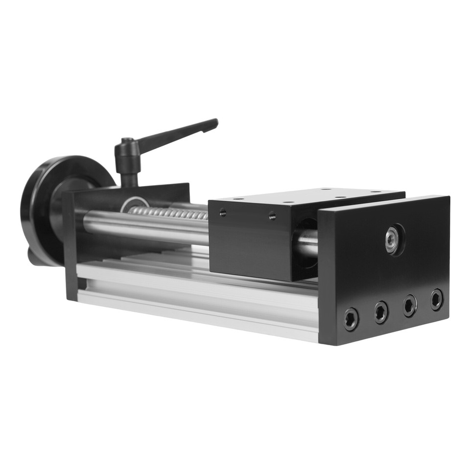 100mm Dual Optical Axis Guide Slide Table Manual Sliding Table Linear ...