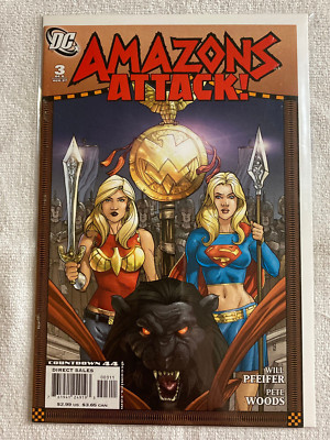 Amazons Attack #3 2007 NM LTD SERIES Wonder Woman Supergirl DC Comics | eBay