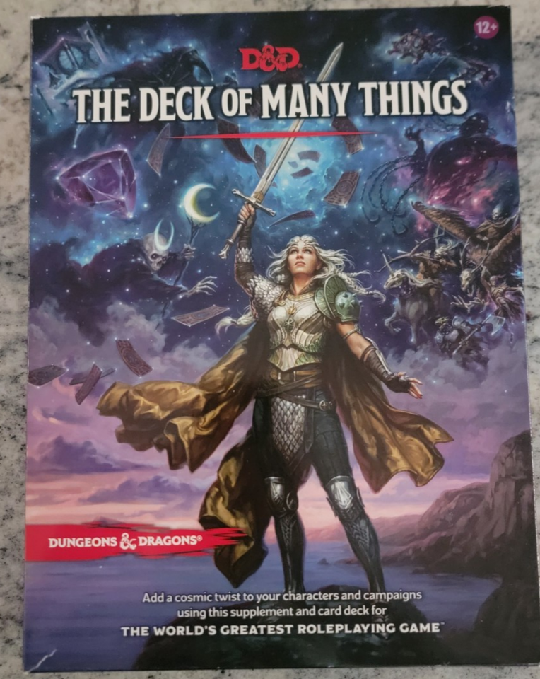 Dungeons & Dragons 5e The Deck of Many Things Boxed Set D&D RPG Used ...