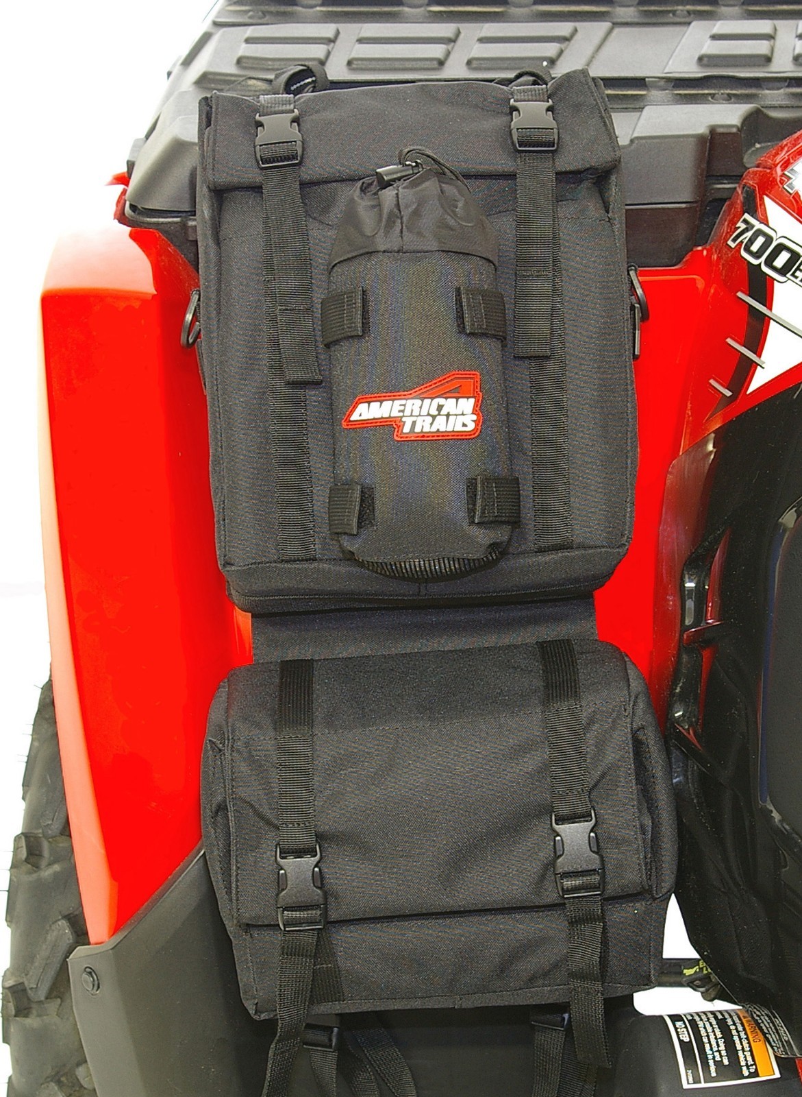 American Trails ATV Fender Bag Black Accessory Pack Luggage Storage ...