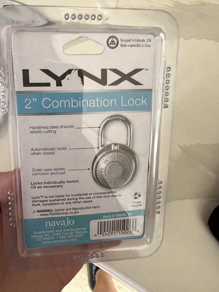 Lynx Combination Lock | eBay