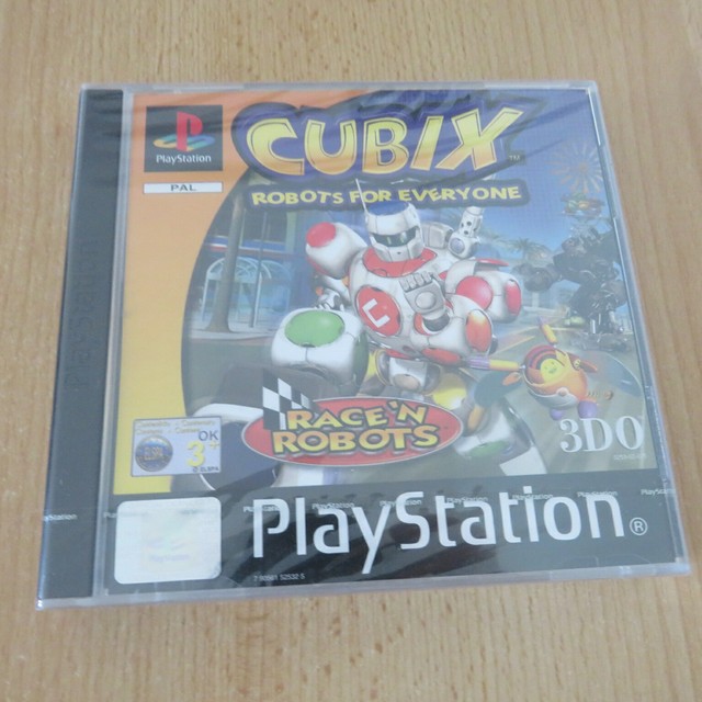 Sony PlayStation 1 Ps1 Game Cubix Robots for Everyone Boxed With Manual ...