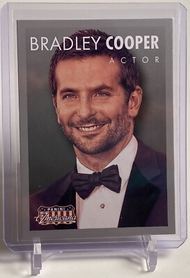 2015 Panini Americana Actor Bradley Cooper Trading Card #43 W/Top ...