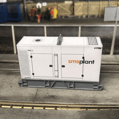 MOBILE DIESEL GENERATORS LASER CUT KIT FOR OO GAUGE 1:76 MODEL RAILWAY ...