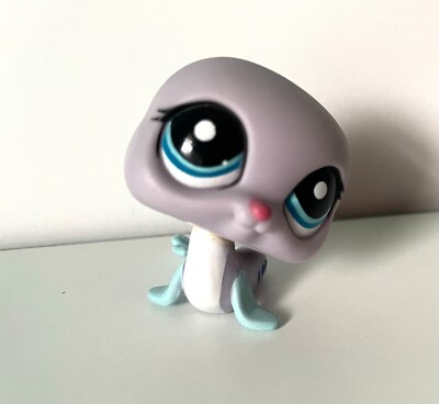 LPS Littlest Pet Shop Purple And Blue Seal | eBay