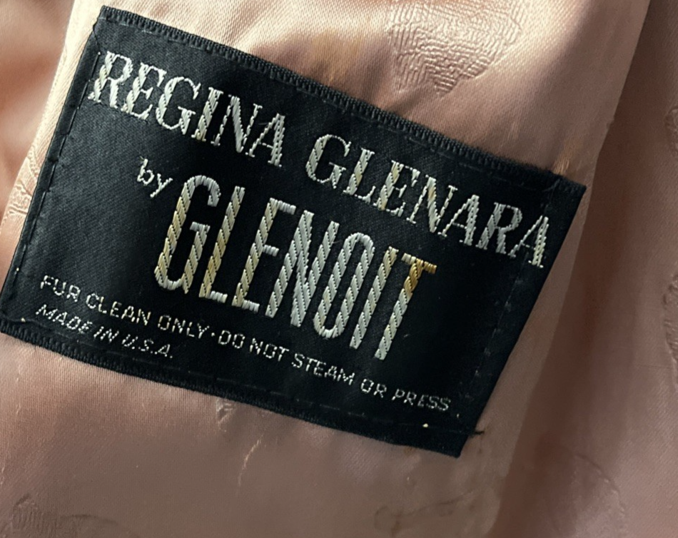 Regina Glenara By Glenoit Womans Fur Over Coat Brown Solid Large Open ...