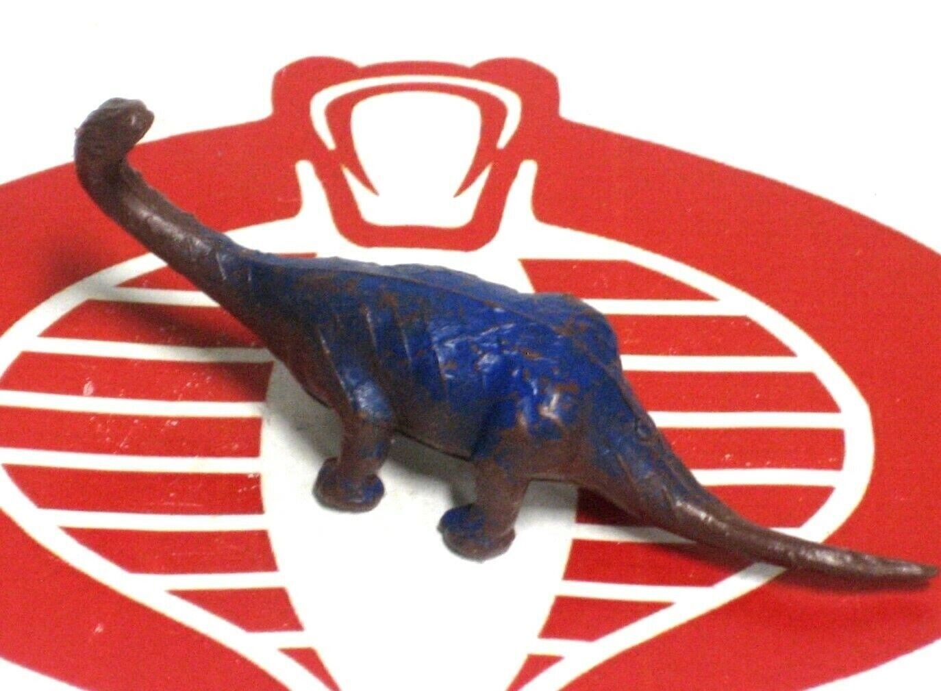Chinasaur Dinosaur Mini Brown Brontosaurus Figure Plastic PVC Monster ...