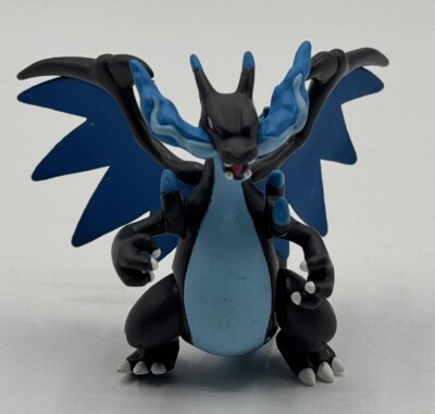 TOMY Nintendo Pokemon Blue Mega Charizard X Articulated Pokémon Figure ...