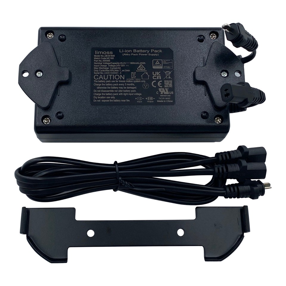 Limoss Akku Battery Pack Power Supply Model ZB-B1800 Kits for Power ...