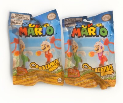 Sealed Nintendo Super Mario Backpack Buddies SERIES 2 Clip On Figure ...