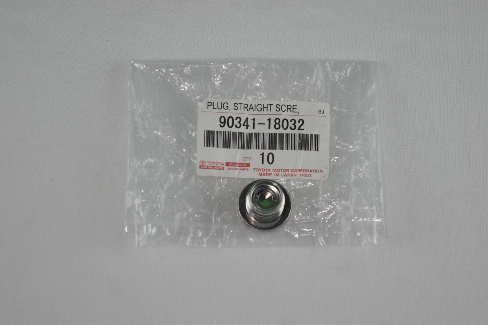 GENUINE TOYOTA / LEXUS DIFFERENTIAL TRANSMISSION DRAIN FILLER PLUG ...