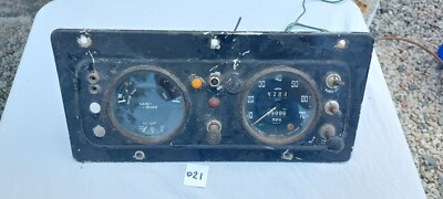 Land Rover Series 2 2a Military (?) Instrument Dash Gauge Panel with ...